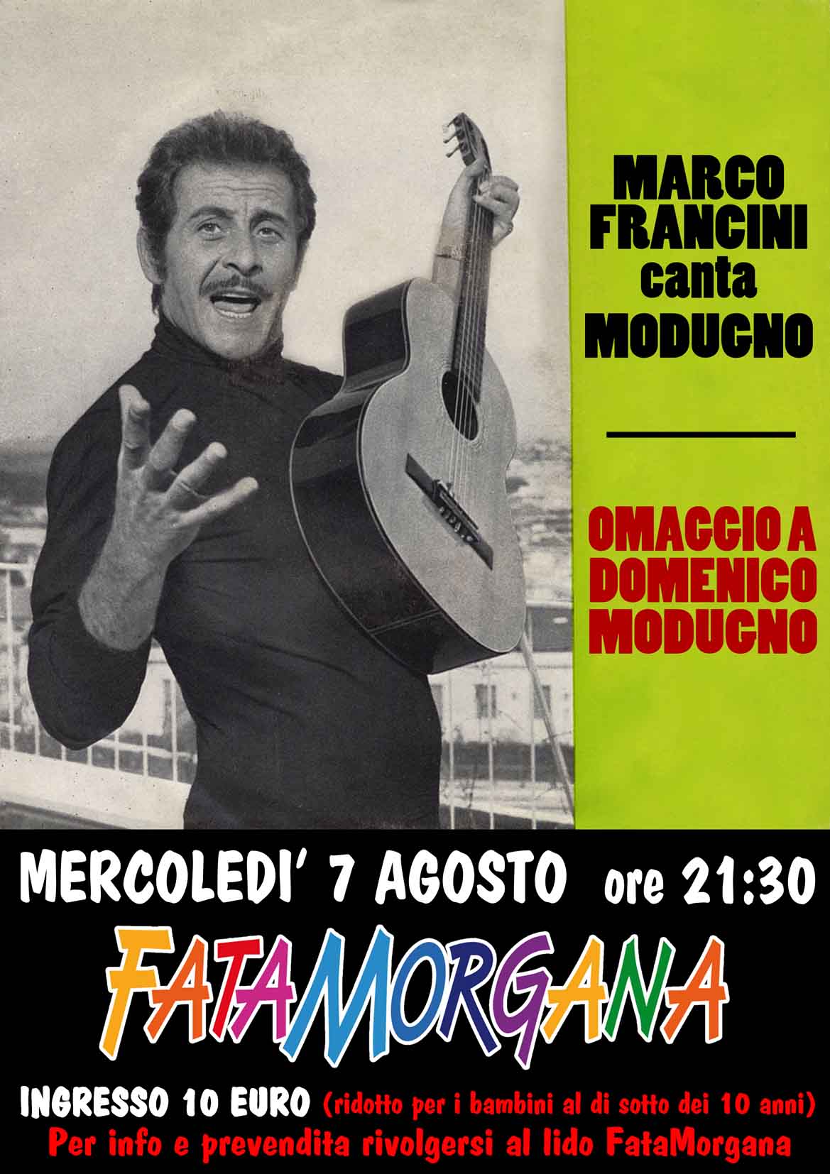Tributo a Domenico Modugno - Pulsano - il Tacco di Bacco