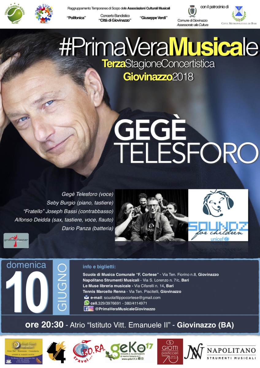 Gegè Telesforo 5tet - Soundz for Children #PrimaVeraMusicale ...