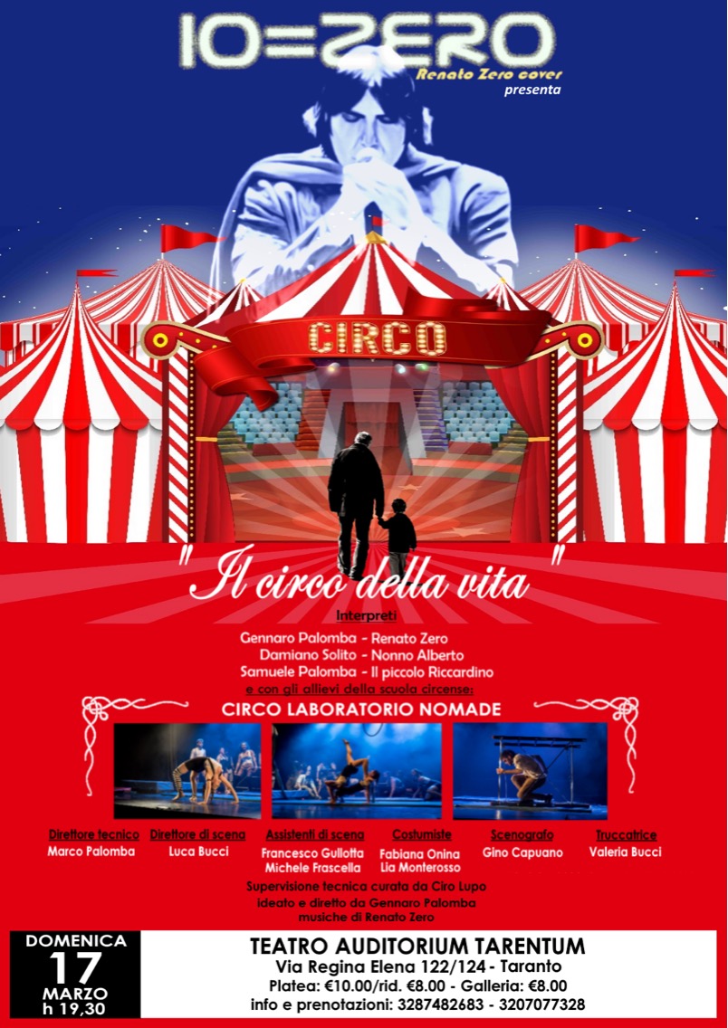 Io=Zero - "Il circo della vita" - Taranto - il Tacco di Bacco