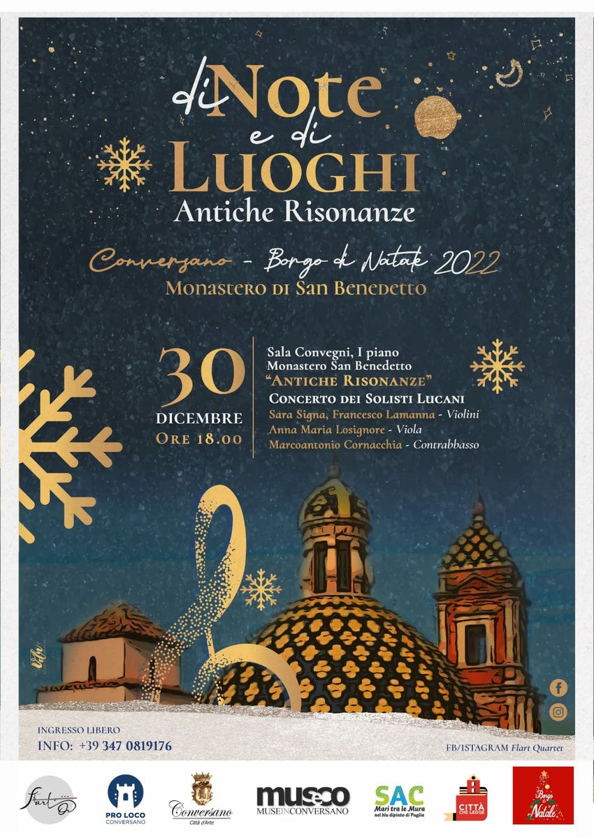 Concerto dei SOLISTI LUCANI a BORGO DI NATALE di CONVERSANO ...