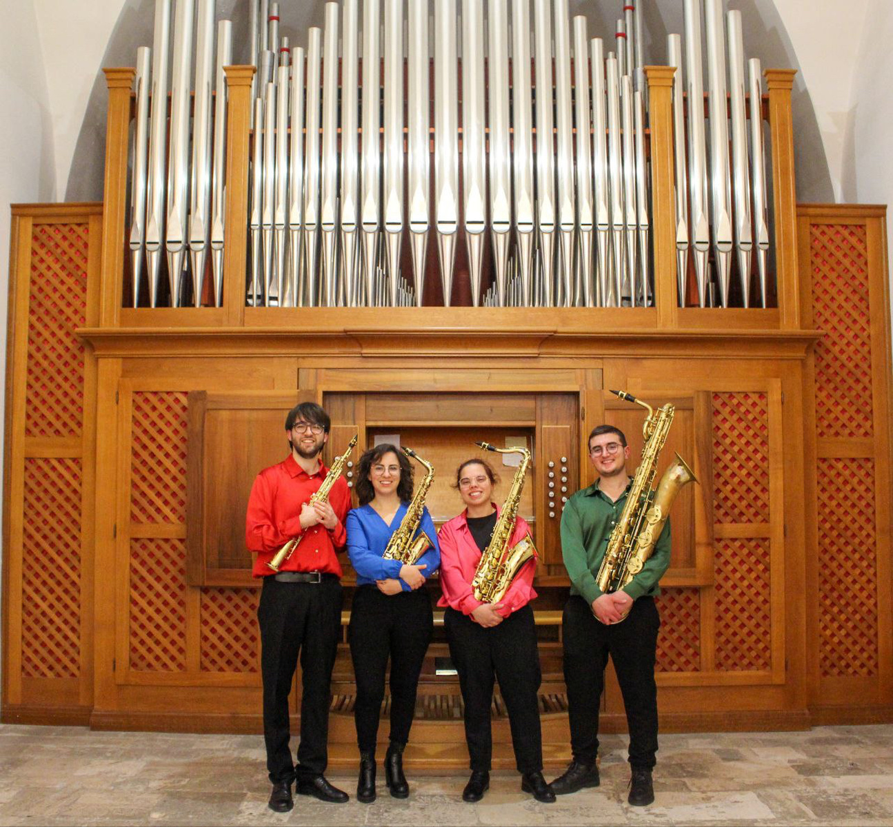 Quartetto Saxtet - Giro del mondo in 4 sax - Bari - il Tacco di Bacco