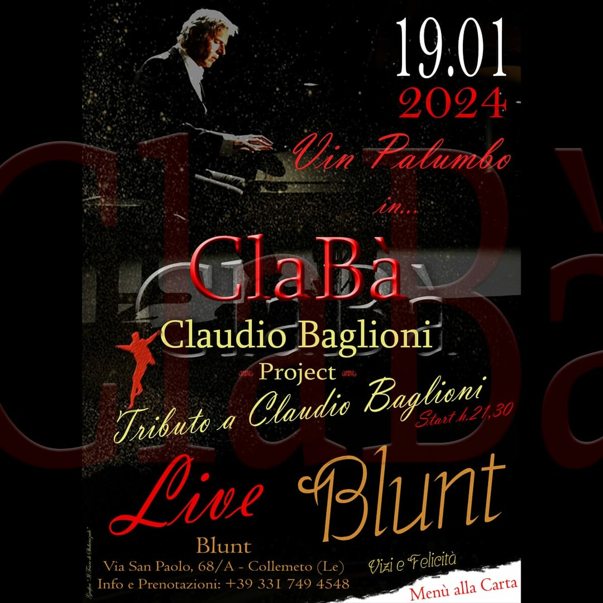 ClaBà Project al Blunt - Collemeto - il Tacco di Bacco