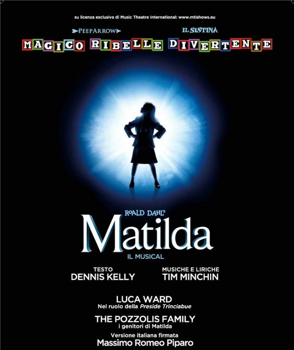 MATILDA il musical - con Luca Ward - Bari - il Tacco di Bacco